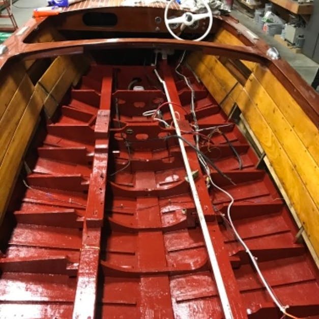 Chris Craft Red Bilge Paint - George Kirby Jr. Paint Co. Inc.